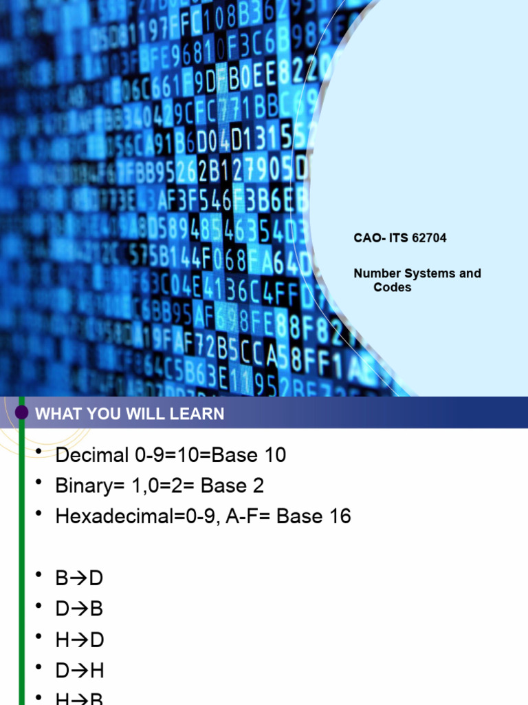 1.number Systems Ver1 | PDF | Binary Coded Decimal | Error Detection And Correction