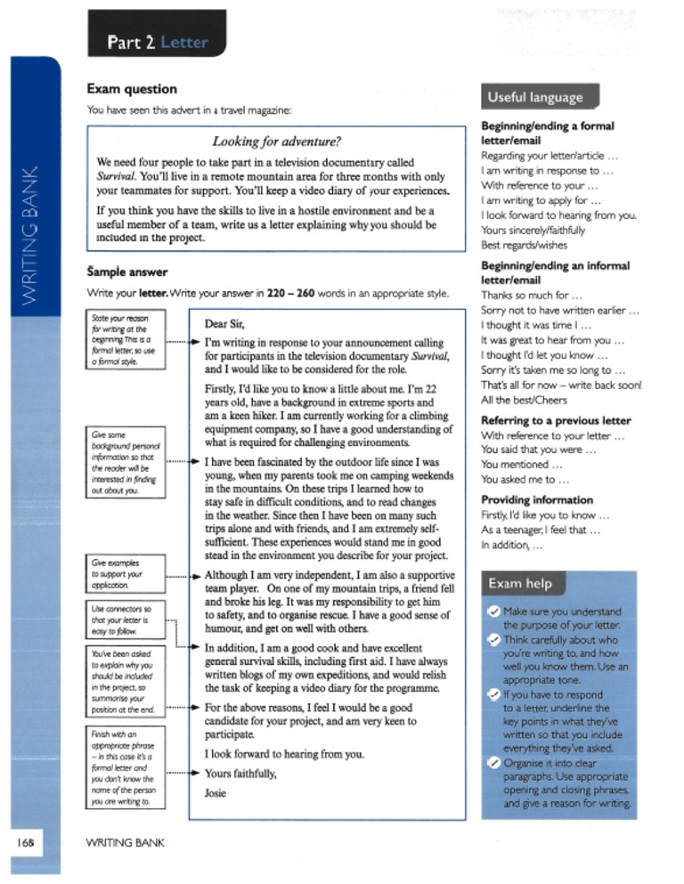 Formal Letter C1 English | PDF