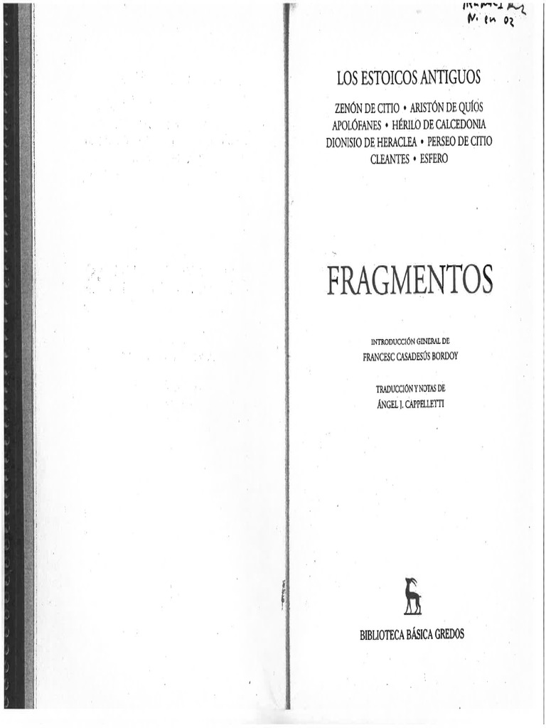 Textos Estoicos - Editado | PDF