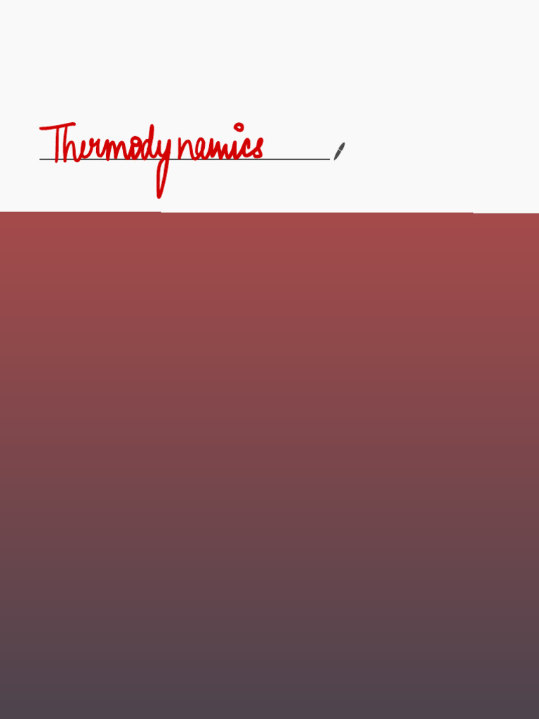 Thermodynamics PDF Thermodynamics Quantity