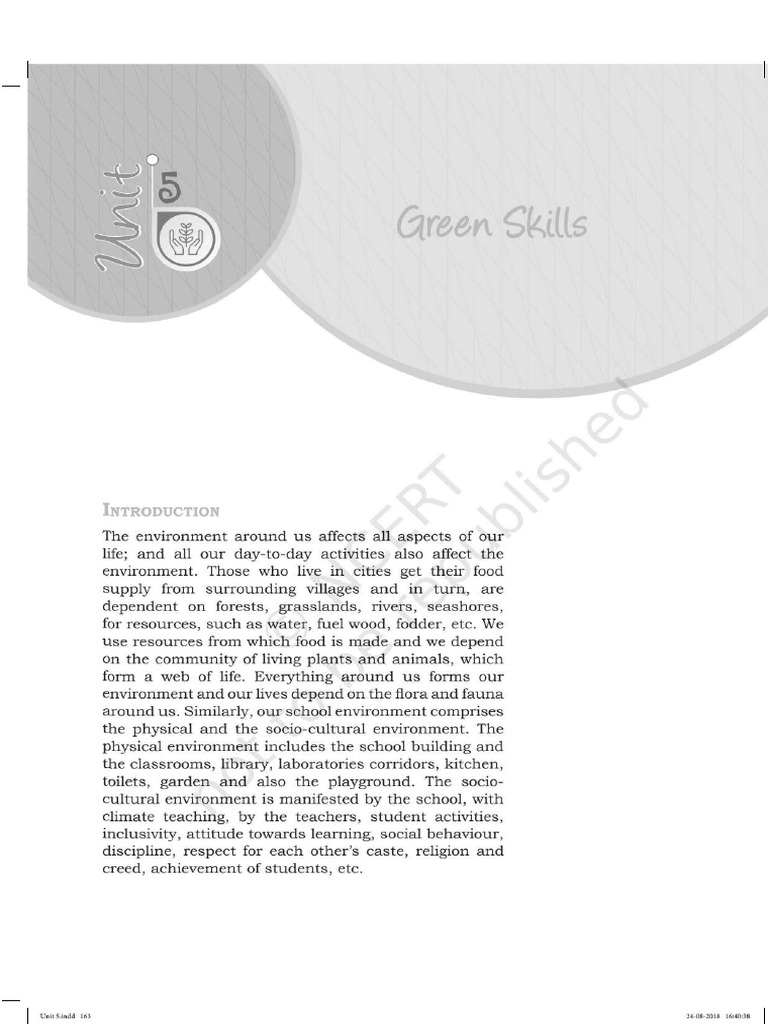 Green Skills - 9th - 1 - Compressed | PDF
