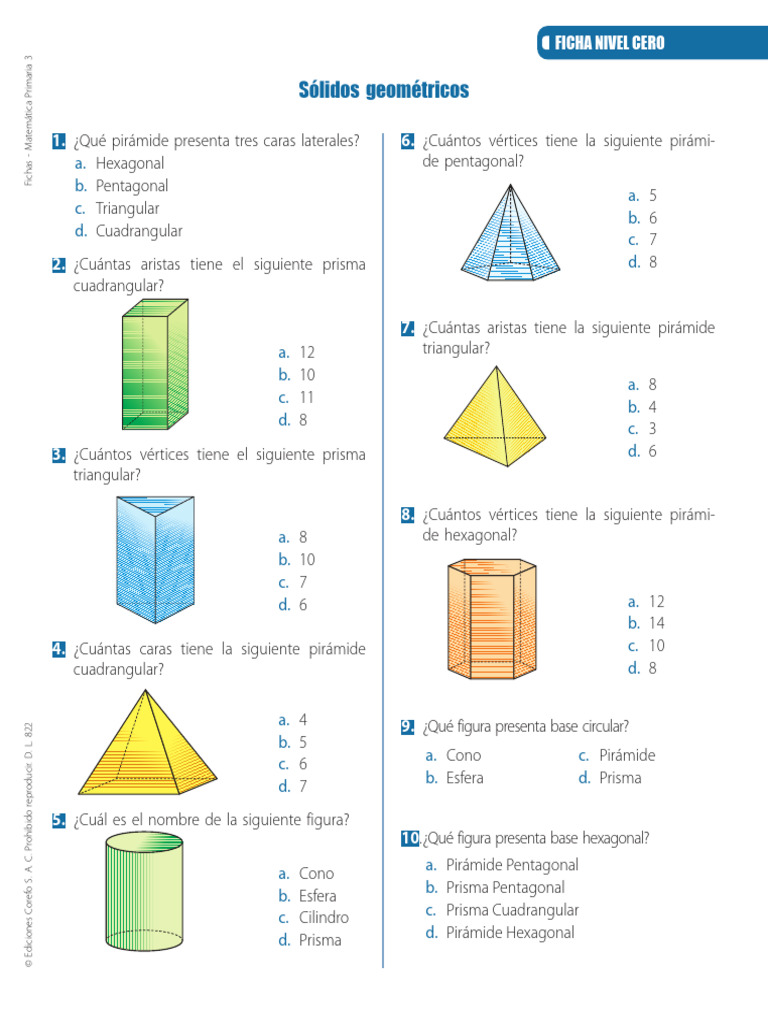 F0 - Sólidos Geométricos | PDF | Geometría | Geometría Elemental