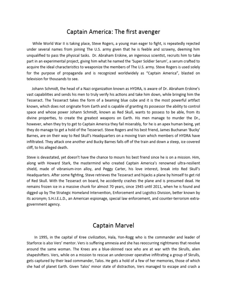 Captain America | PDF