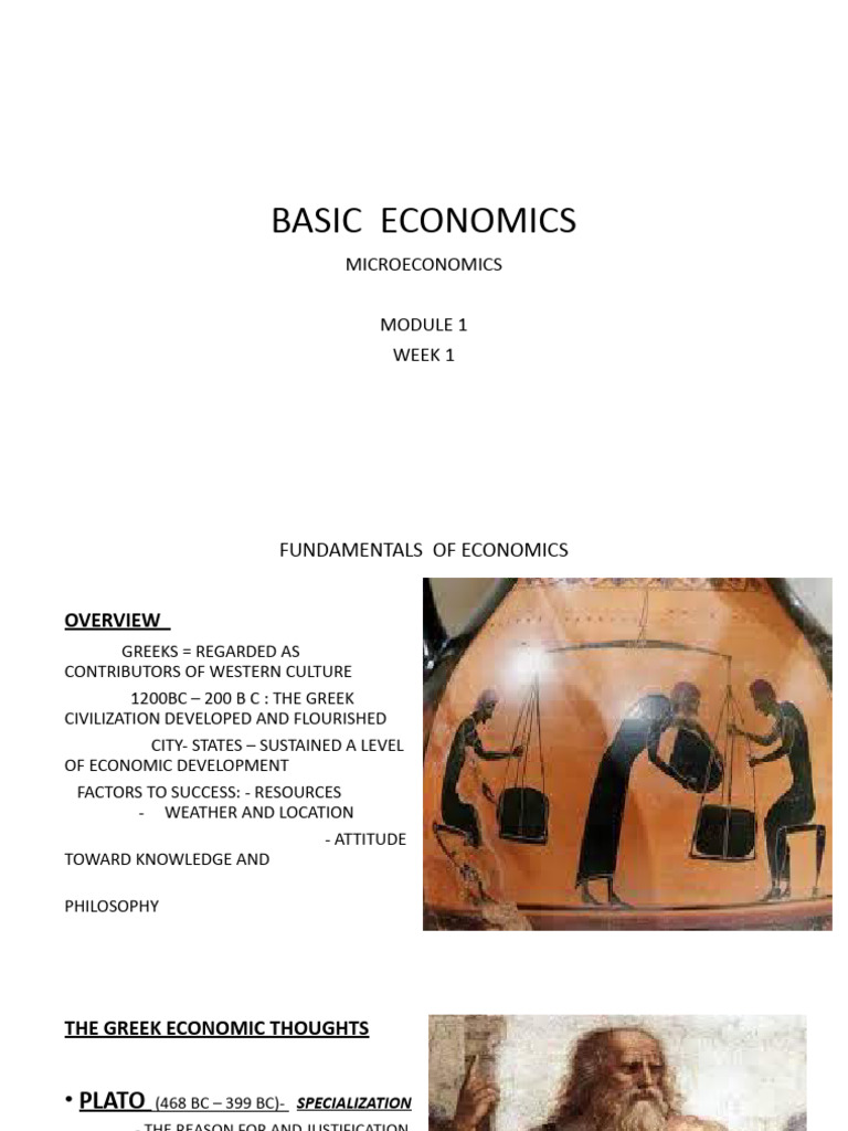 Basic Economics | PDF | Mercantilism | Laissez Faire