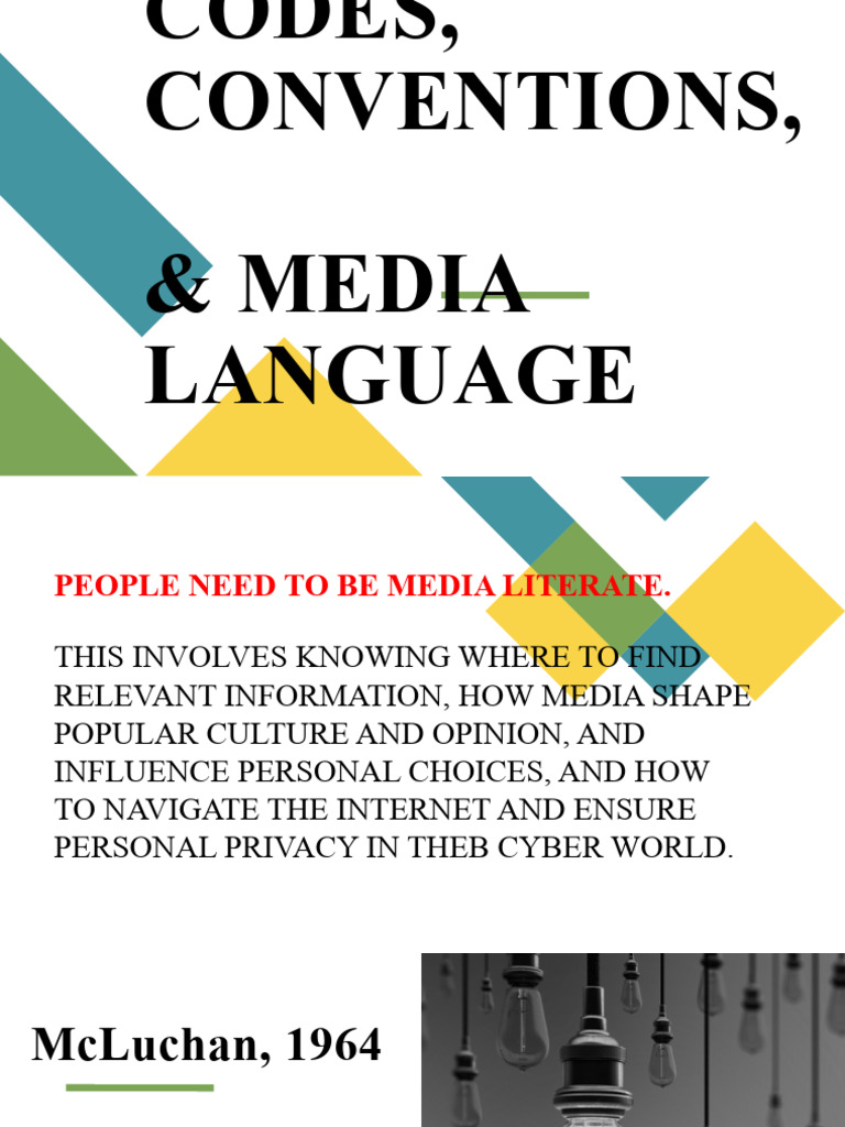 Media Literacy & Language Codes | PDF