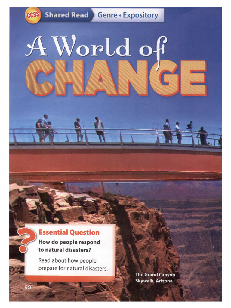 A World of Change Reading | PDF | Volcano | Erosion
