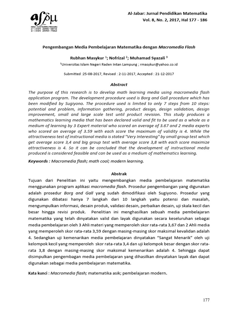 Pengembangan Media Pembelajaran Matematika Dengan | PDF | Karier & Perkembangan