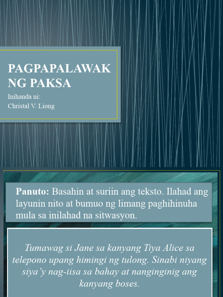 Ppt. Sept. 25 Teknik-sa-Pagpapalawak-ng-paksa | PDF Ppt. Sept. 25 Teknik-sa-Pagpapalawak-ng-paksa | PDF