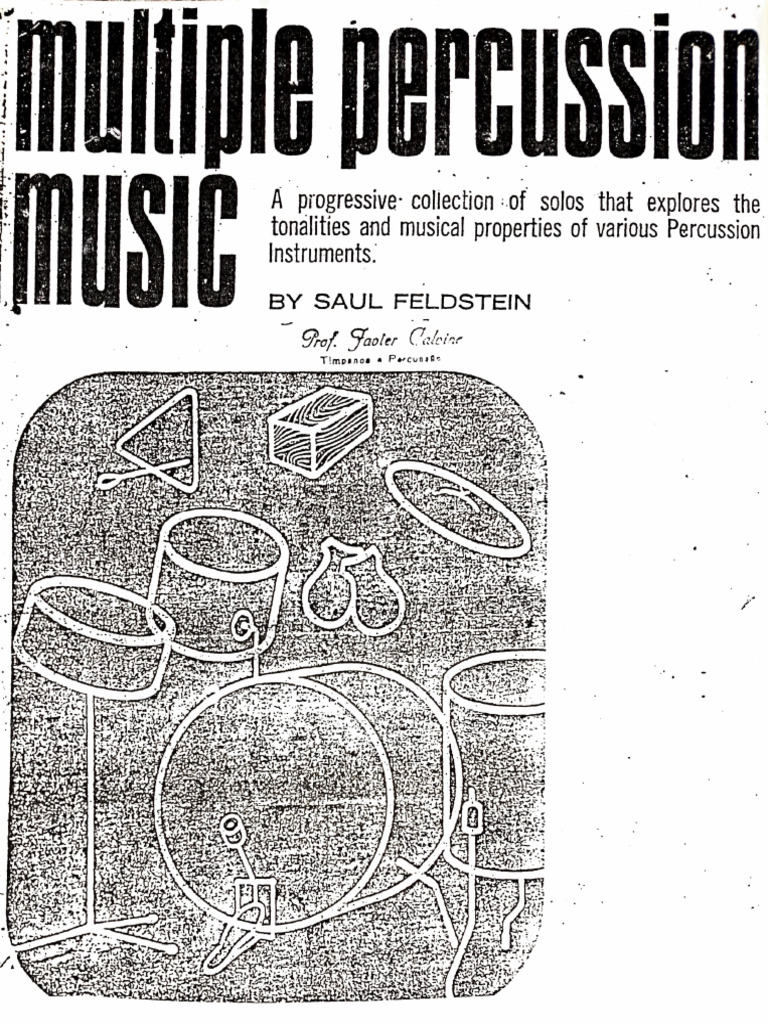 Multiple Percussion (Saul Feldstein) | PDF | Gaiaphones | Musical ...