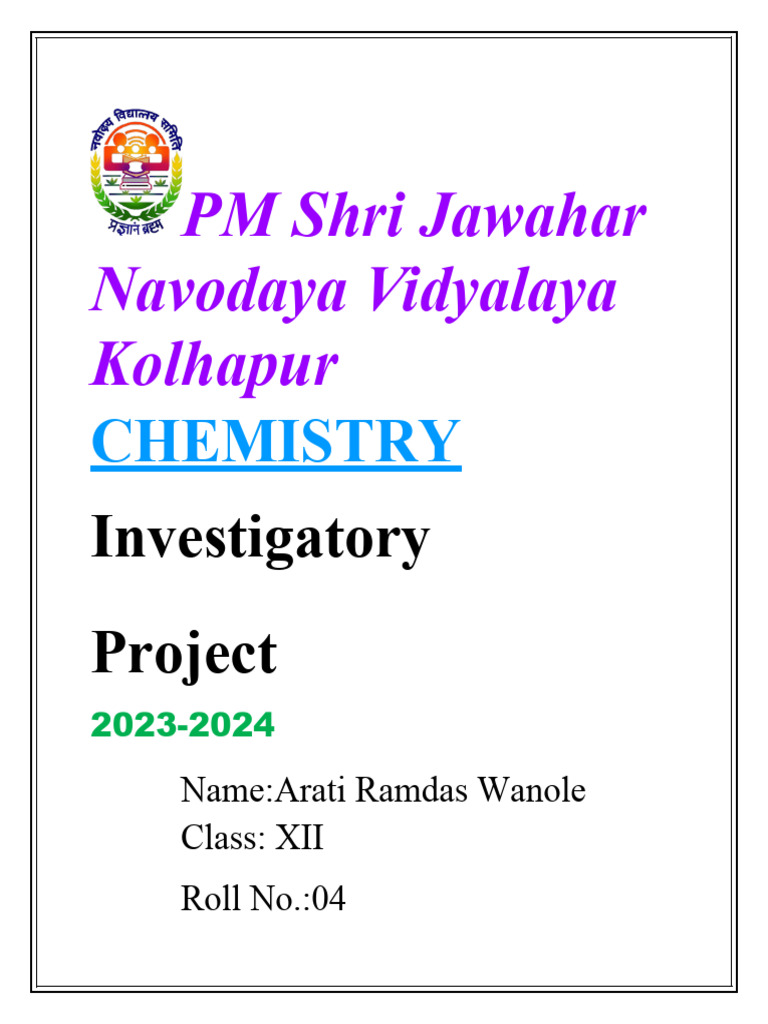 Project Digestion of Starch Class 12 | Download Free PDF | Saliva ...