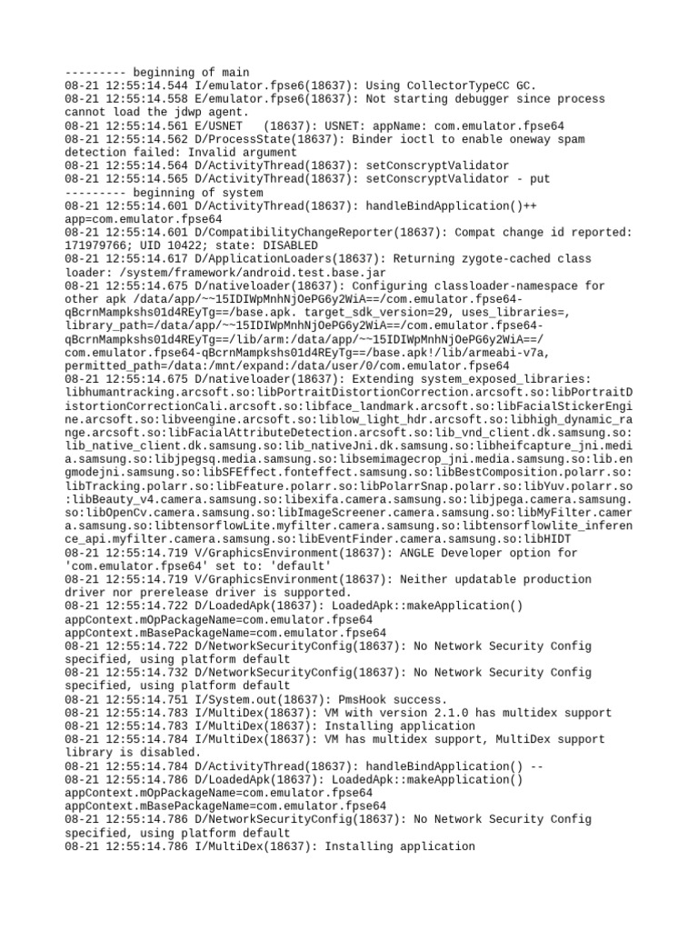 Fpsecrashlog Pdf Java Programming Language Android Operating System 9076