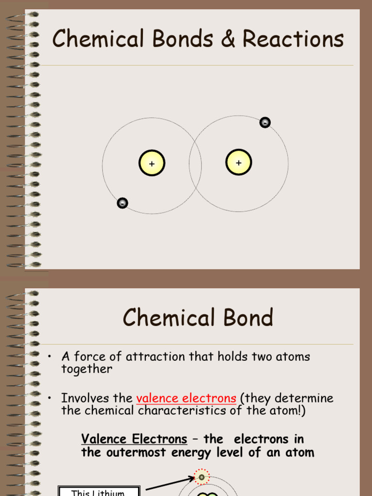 Chemical Bonds and Reactions | PDF | Valence (Chemistry) | Chemical Bond