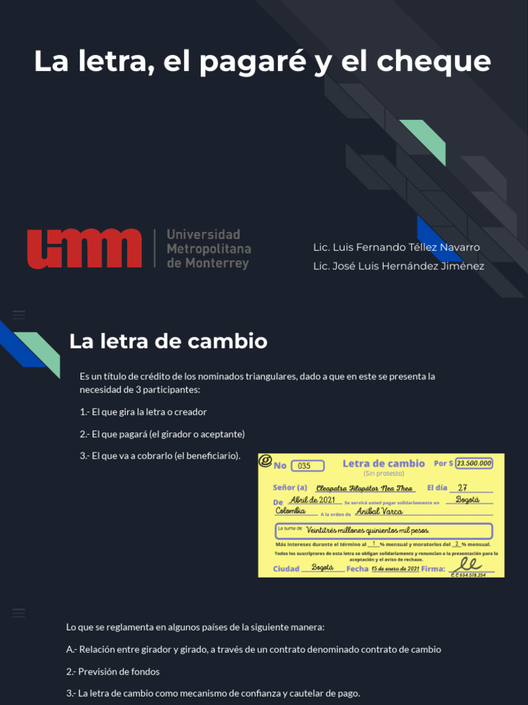Derecho Mercantil FINAL | PDF | Cheque | Pagos