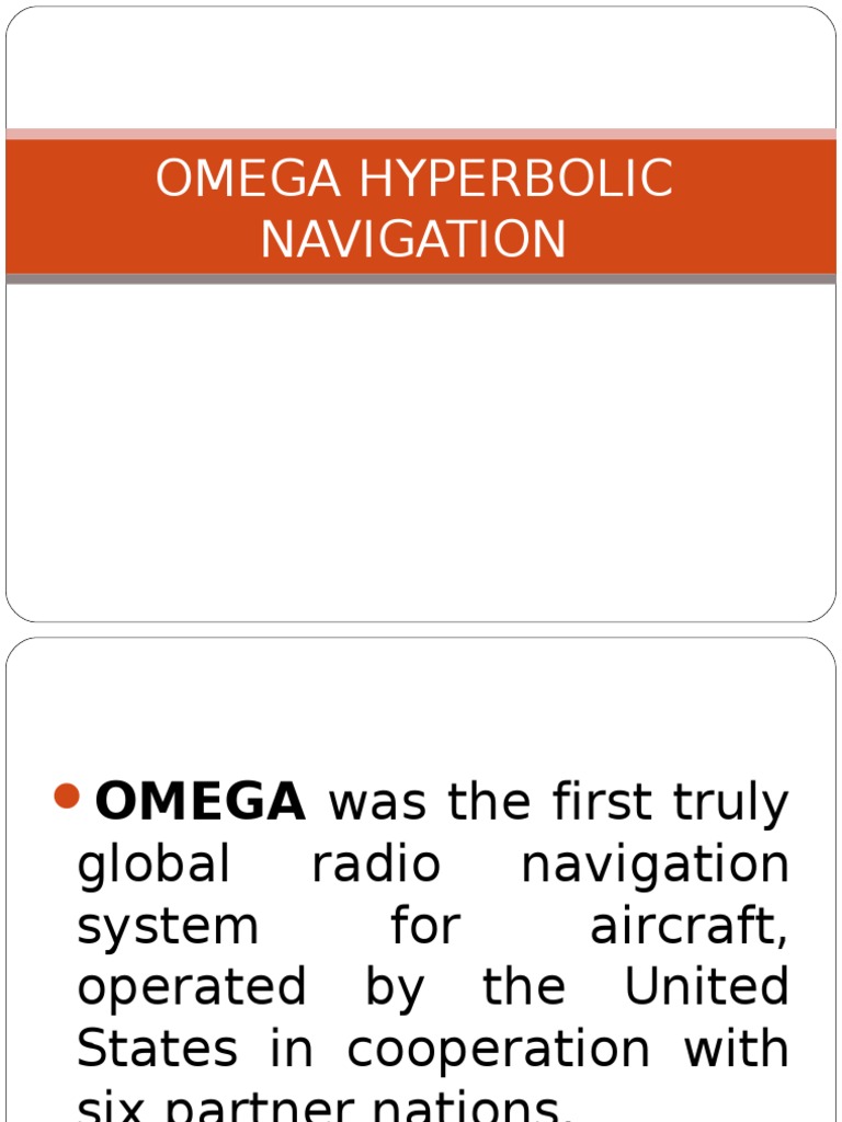5B - Omega Hyperbolic Navigation | PDF | Radio | Radio Technology