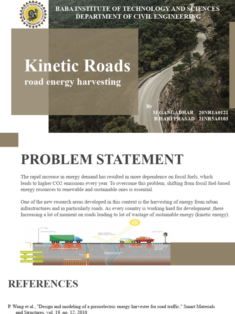 Kinetic Roads 4th Year | PDF | Sustainable Energy | Energy Development