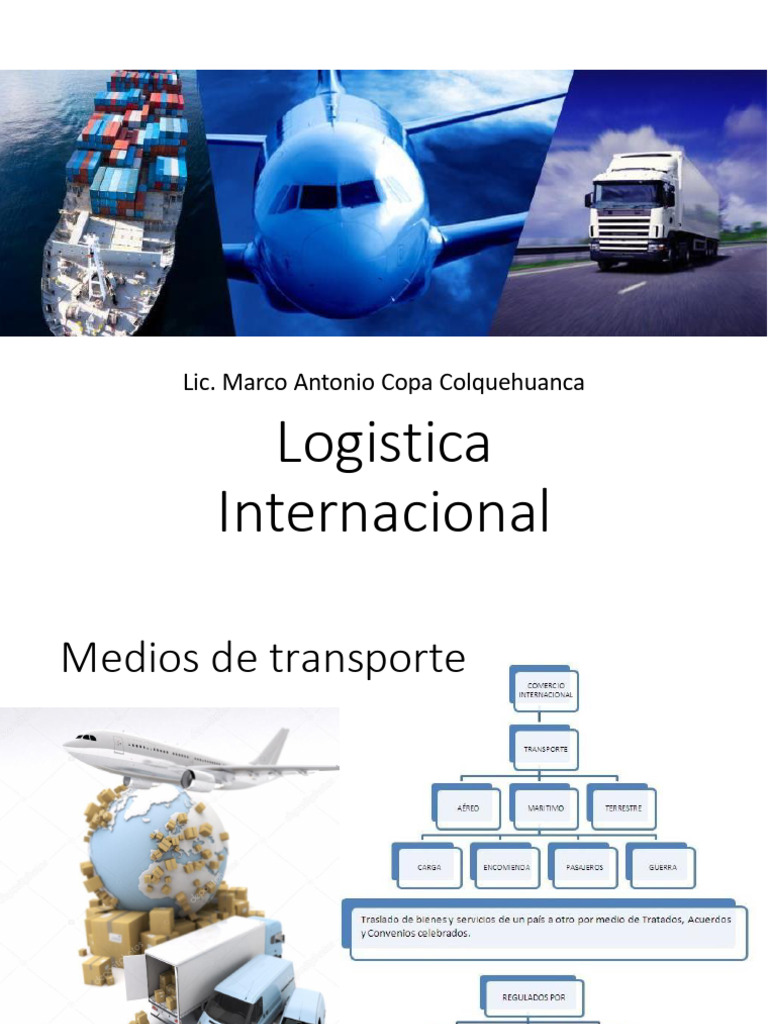 Tema 6 Logistica Internacional | PDF | Transporte | Transporte de mercancías