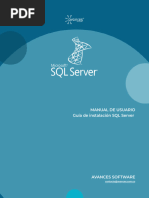 Guía de Instalacion | PDF | Servidor SQL de Microsoft | .NET Framework