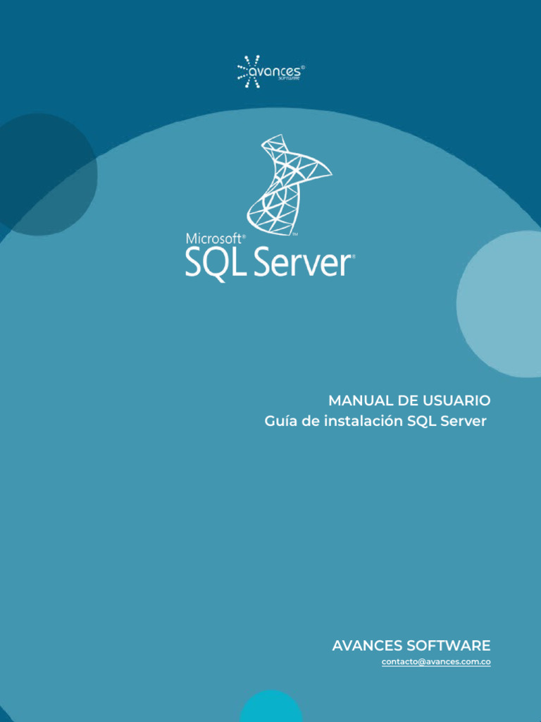 Guía para instalación de SQL Server | PDF | Servidor SQL de Microsoft ...