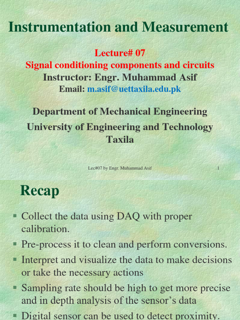 Lecture#07 Inst 2021 | PDF | Diode | Transistor