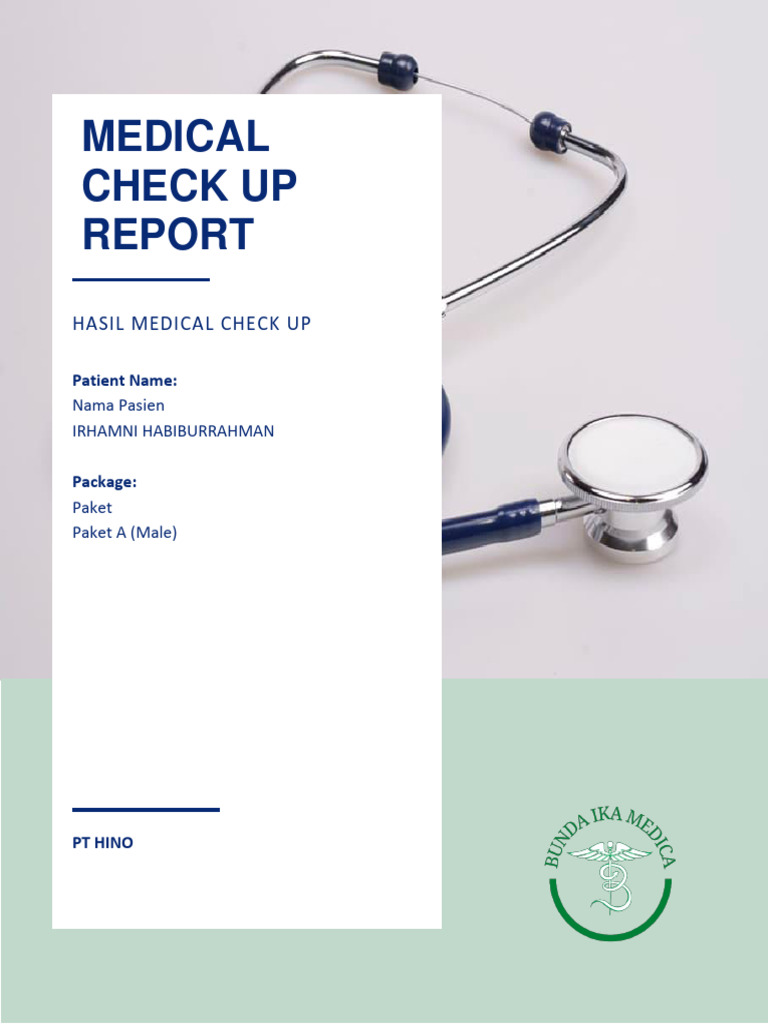 Hasil Medical Check Up | PDF | Pengembangan Diri