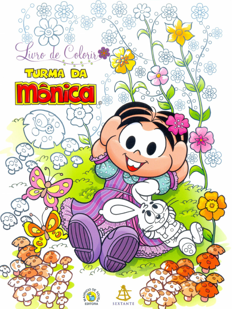 Resumo do Livro de Colorir Turma da Mônica | PDF | Arte
