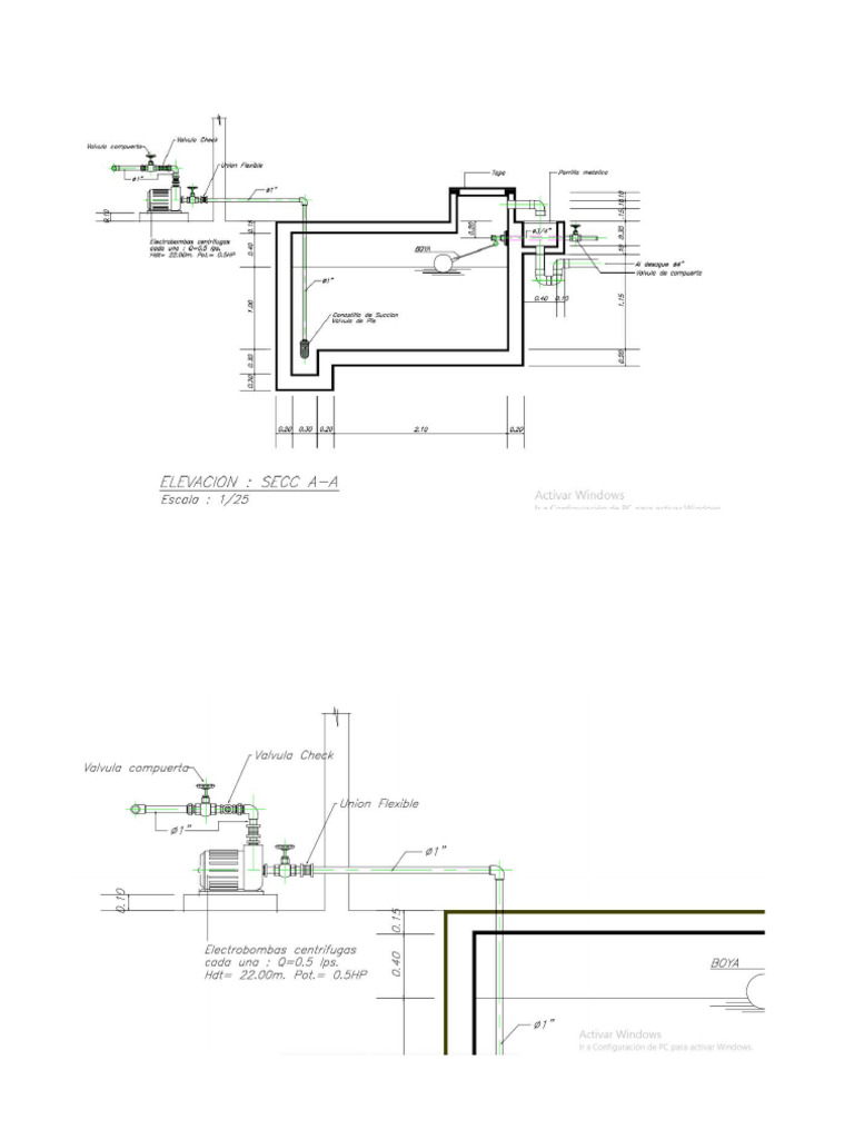 Imagen de Cisterna y Bomba | PDF
