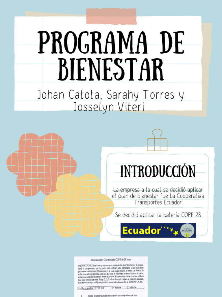 Presentacion Plan de Bienestar | PDF | Business | Toma de decisiones