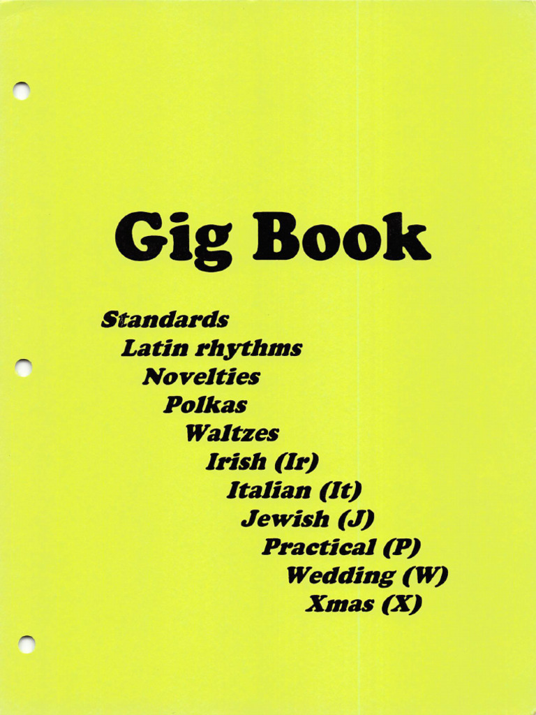 Gig Book C | PDF