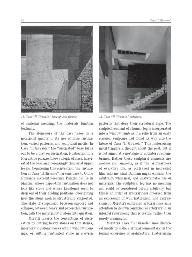 Eisenman, P. (2008) 10CB 01 Moretti, Casa Girasole - Part3 | PDF | Architectural Design ...