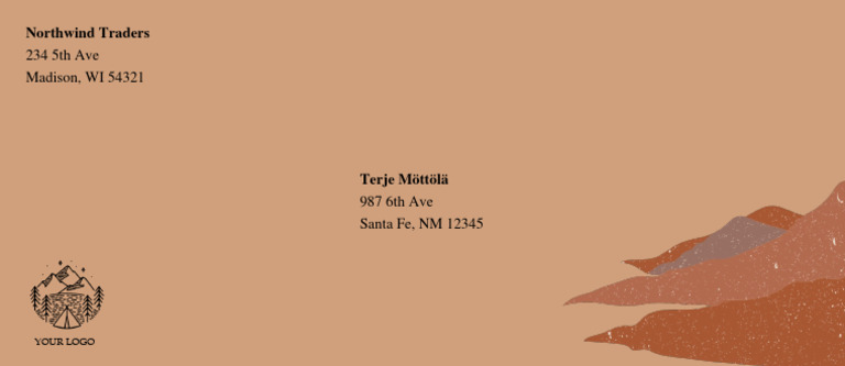 Envelope Bold Design | PDF