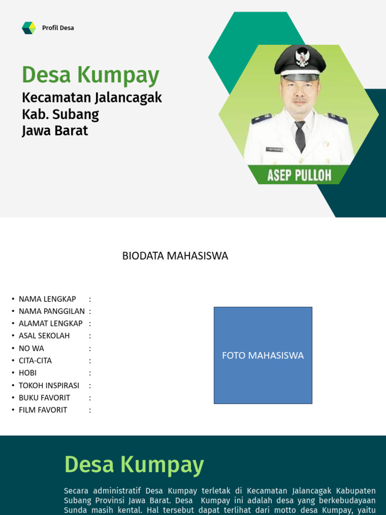 Contoh Laporan PPT Desa Kumpay | PDF
