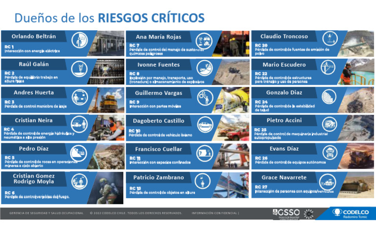 Dueños de Riesgos Criticos | PDF | Ciencias fisicas | Naturaleza