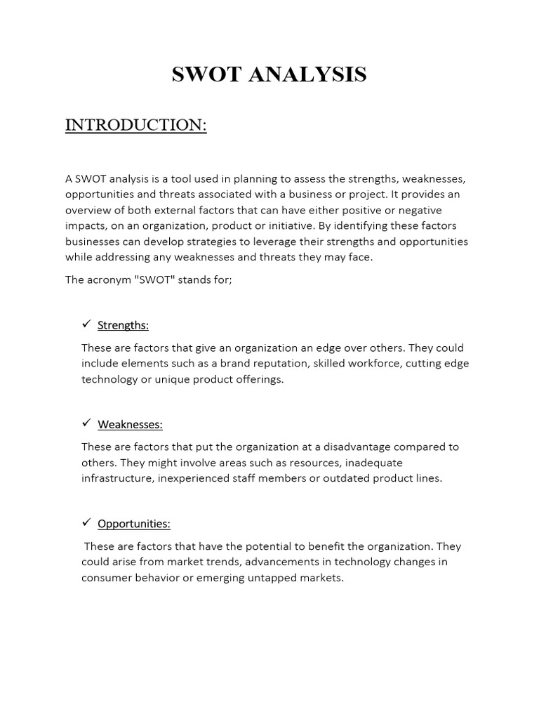 Em Swot Analysis | PDF | Swot Analysis | Economies