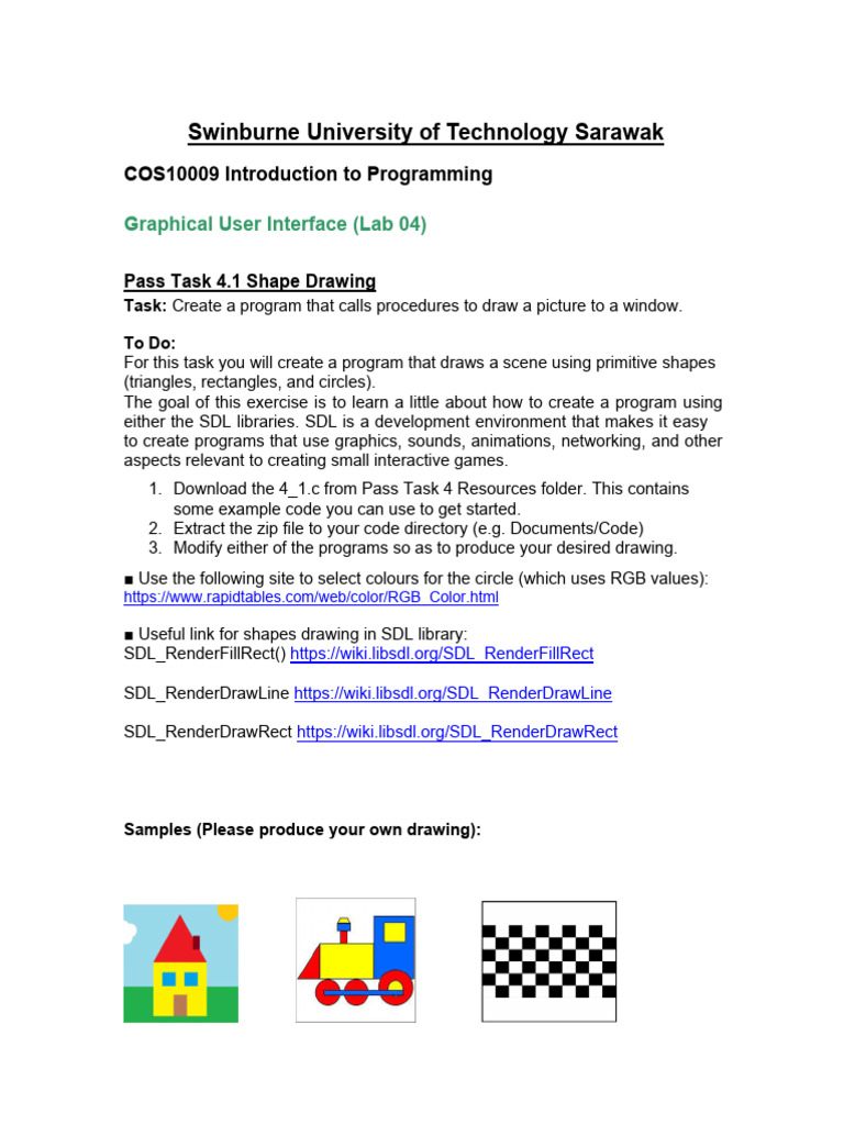 COS10009 Lab 4 | PDF