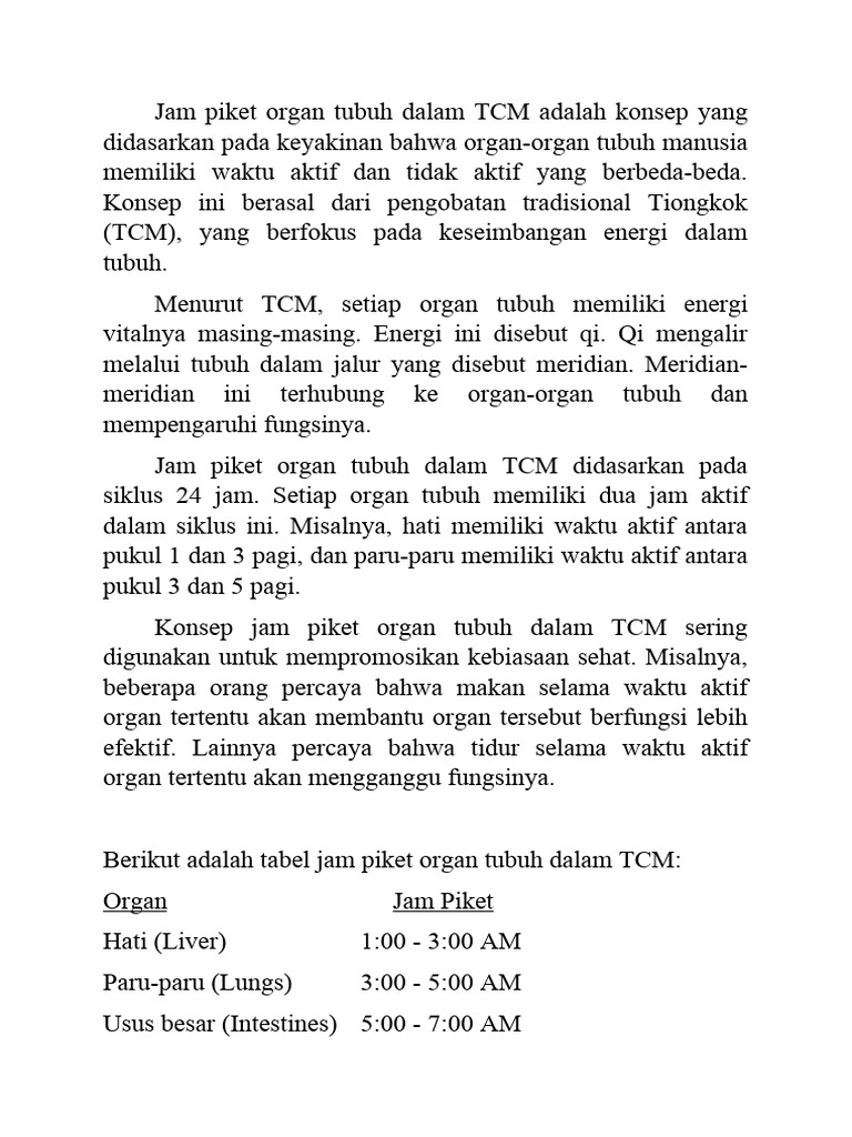 Jam Piket Organ | PDF | Pengembangan Diri