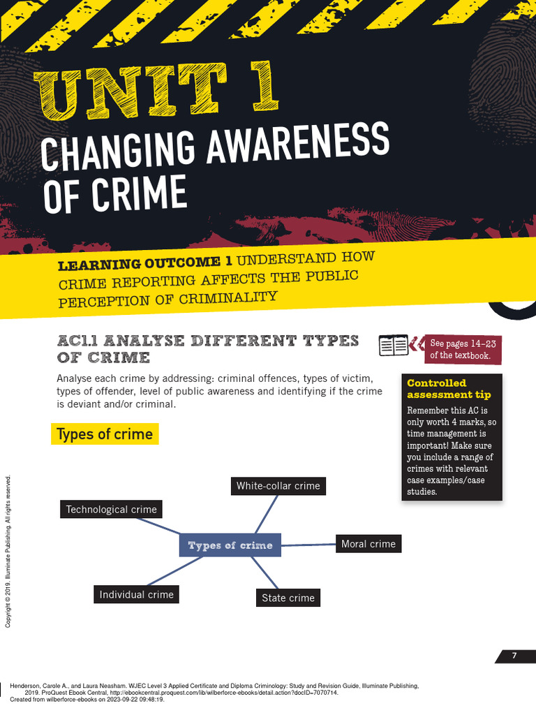 WJEC Level 3 Applied Certificate and Diploma Crimi... - (PG 8 - 8 ...