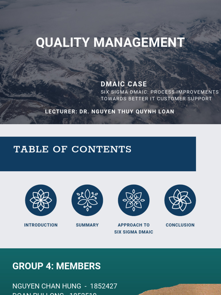 Quality Management-Group 4 - DMAIC 2-CC02 | PDF | Six Sigma