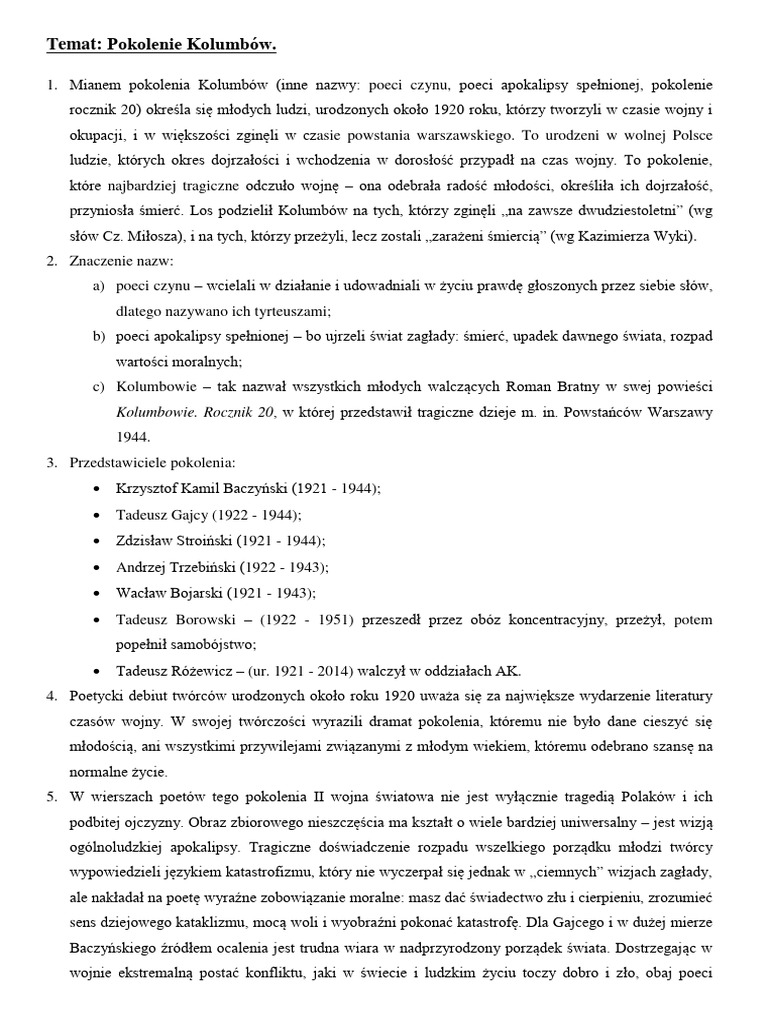 02 - Pokolenie Kolumbów | PDF