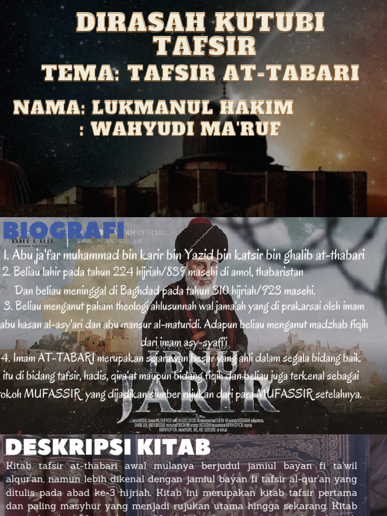 Presentasi Tafsir At-Thabari | PDF