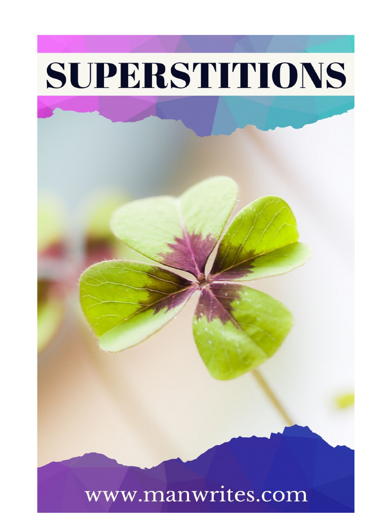 Superstitions | PDF | Superstitions | Luck