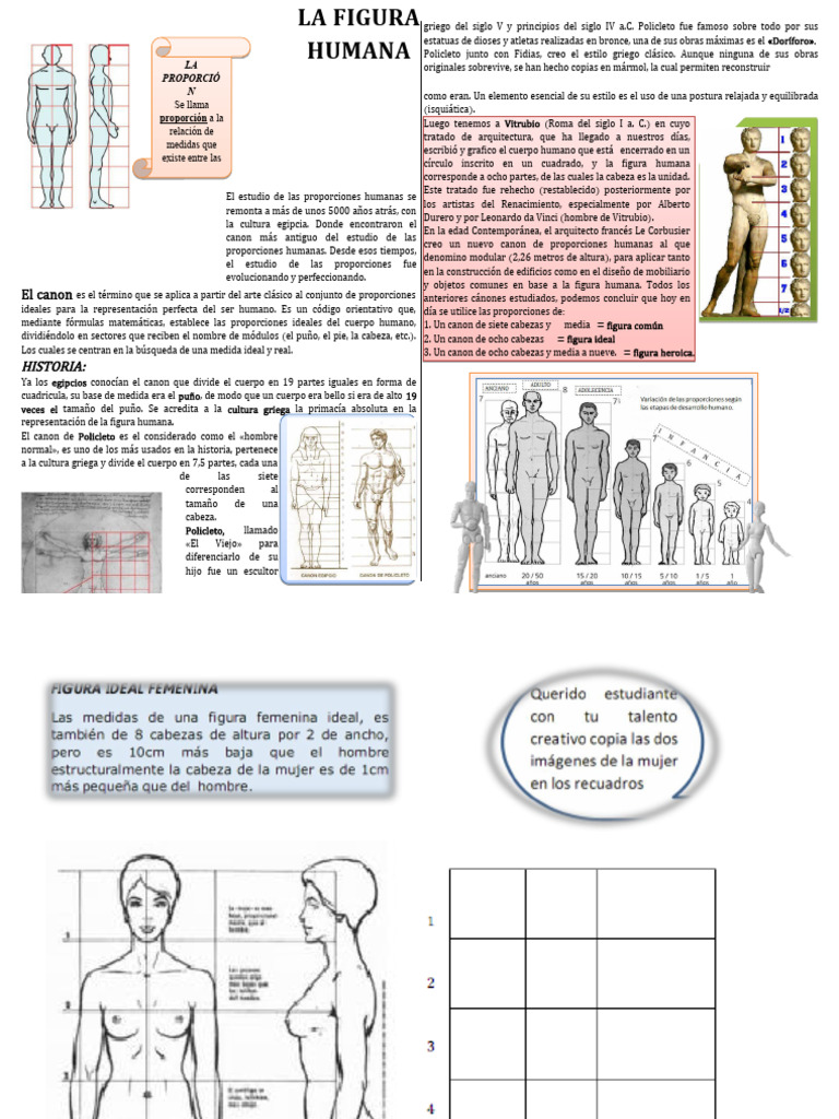 Proporcion En La Figura Humana Fusionado Pdf