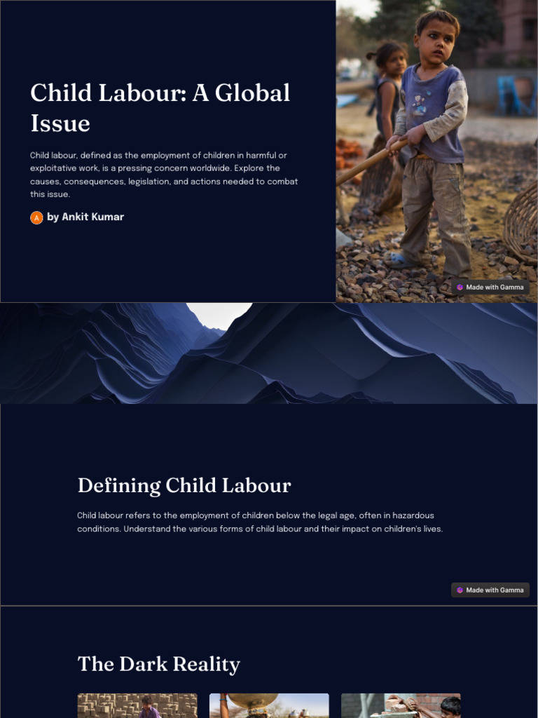 Combatting Global Child Labour Issues | PDF | Child Labour | Labour ...