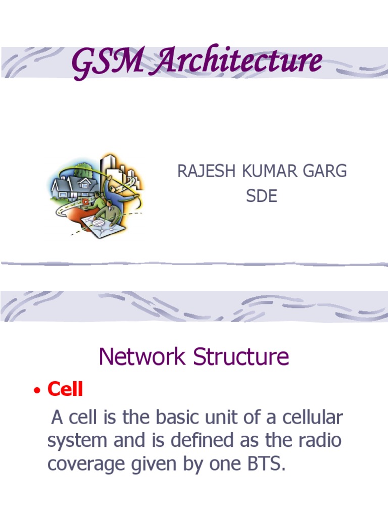 GSM Network Architecture Guide | PDF | Networks | Mobile Telecommunications