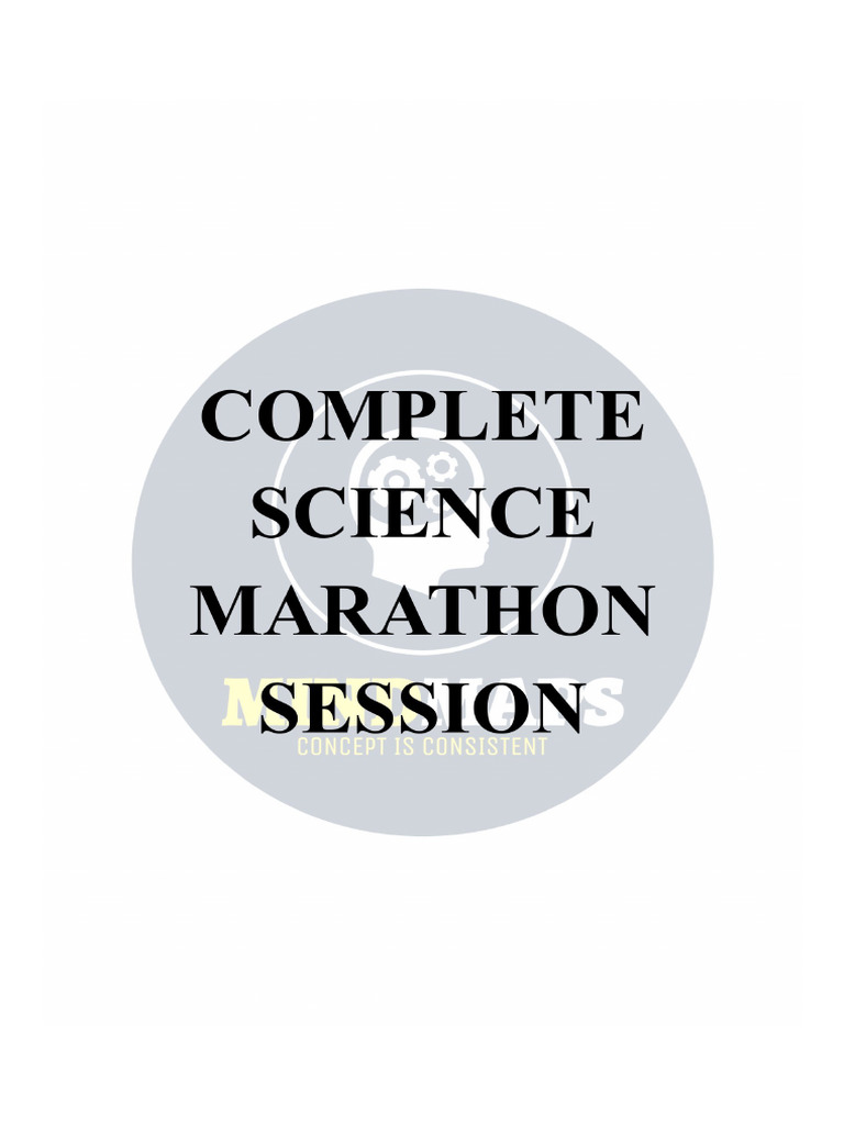 General Science Marathon | PDF