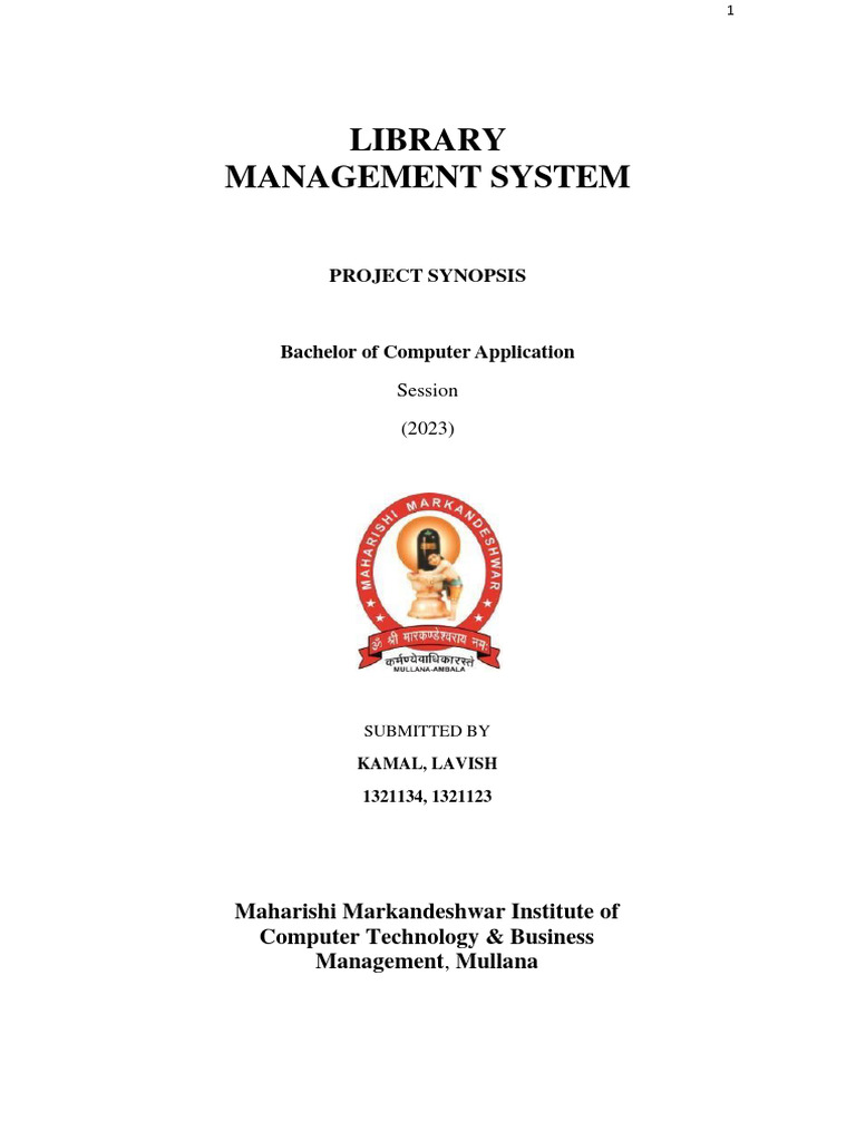 lavish synopsis REAL - Copy | PDF | Libraries | Library (Computing)