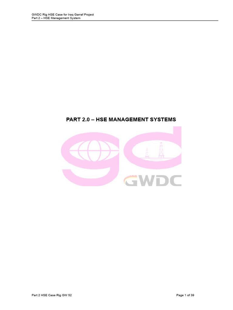 Part 2 Hse Management Systems | PDF | Risk Assessment | Safety