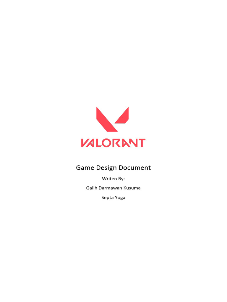 GDD Valorant Galih | PDF