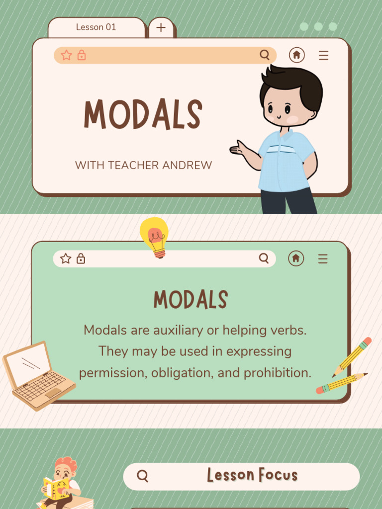 Q1 L1 Modals Sy 2022 2023 | PDF | Linguistic Typology | Morphology