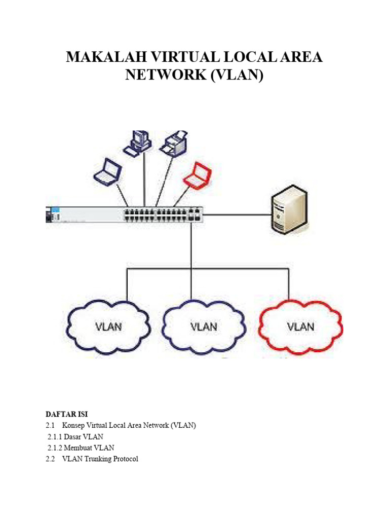 Panduan Konfigurasi VLAN | PDF | Komputer | Teknologi & Rekayasa