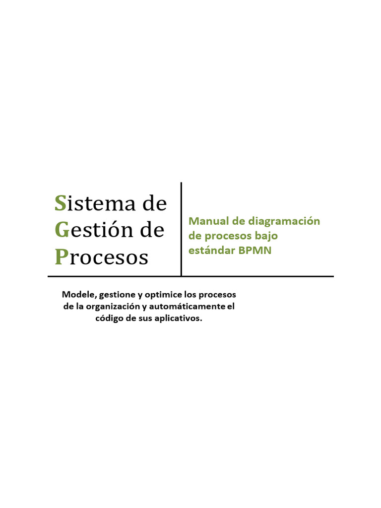 Manual BPMN para Diagramación de Procesos | PDF | Arquitectura de ...